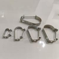 China P Shape EMT Conduit Accessories Pipe Hanger Clamp For Electrical Wiring Tube for sale