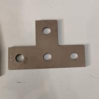 China Stainless Steel Emt Pipe Accessories Connecting Plate Multi Shape Bracket Connector for sale