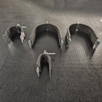 China Galvanized Rubber Lined P Type Pipe Clamp Emt Conduit Structural Fittings for sale