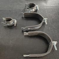 China Galvanized Rubber Lined P Type Pipe Clamp Emt Conduit Structural Fittings for sale