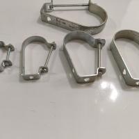 China Clevis Pipe EMT Conduit Hanging Clamp Electro Galvanized Adjustable for sale