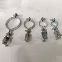 China Adjustable Galvanized Emt Pipe Clamps With Bolted Connector For Seismic Support & Electrical Installation for sale