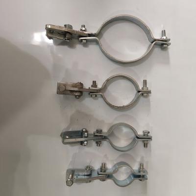 China Heavy Duty Steel EMT Conduit Accessories EMT Pipe Clamp Ring Type For Industrial Conduit Systems for sale
