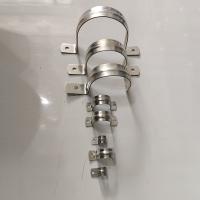 China Stainless Steel Two Hole Emt Pipe Clamps O Type Pipe Saddle Clamp for sale