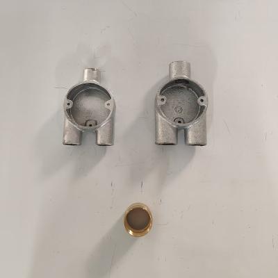 China Brass Emt Conduit Coupling Malleable Iron Conduit Tee Fitting for sale