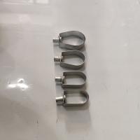 China Galvanized Pipe Loop Hanger EMT Conduit Round Pipe Saddle Hanger For Electrical Conduit Suspension for sale