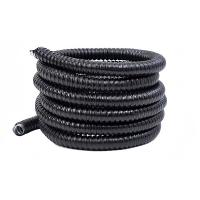 China Black PVC Coated Flexible Metal Conduit Galvanized Steel Electrical Flexible Conduit for Wire Protection for sale