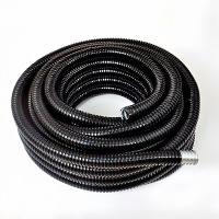 China Corrugated Flexible Steel Conduit PVC Coated Metal Electrical Hose For Wiring Layout for sale