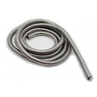 China Black PVC Coated Flexible Metal Conduit Interlocked Galvanized Steel For Cable Protection for sale