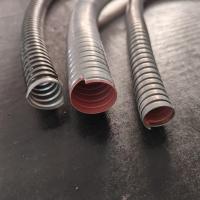 China Galvanized Steel Flexible Metal Electrical Conduit Corrugated PVC Coated Anti Aging for sale