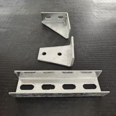 China Straight Connect Bracket Strut Channel Accessories Hot Dip Galvanized for sale