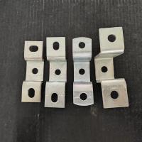 China Electro Galvanized U Horse Clamp Strut Channel Accessories High Rigidity C Channel Bracket Fitting for sale