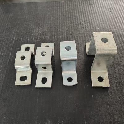 China Electro Galvanized U Horse Clamp Strut Channel Accessories High Rigidity C Channel Bracket Fitting for sale