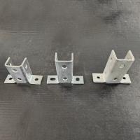 China Hot Dipped Galvanized Weld Free Base Strut Channel Bracket High Anti Corrosion Unistrut U Fitting for sale