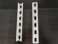 China White Powder Coated C-shaped Steel Metal Strut Channel Supplier for sale