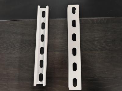 China White Powder Coated C-shaped Steel Metal Strut Channel Supplier for sale