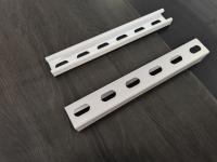 China White Powder Coated C-shaped Steel Metal Strut Channel Supplier for sale
