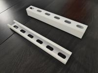 China White Powder Coated C-shaped Steel Metal Strut Channel Supplier for sale