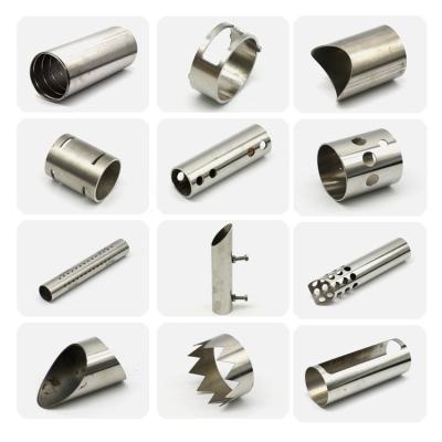 China CNC Laser Cutting Round Tube Stainless Steel Pipe Fabrication 0.5mm OEM Service for sale