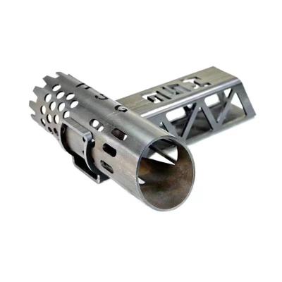 China CNC Tube Laser Cutting Service 500mm Round Square Tube Fabrication Custom for sale