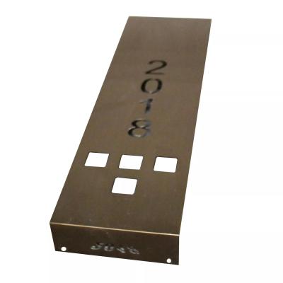 China Anodizing Copper And Aluminum Plate Bending Laser CNC Cut Metal Sheet Processing Parts for sale