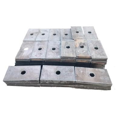 China Torch CNC Custom Metal Fabrication Zinc Plated Steel Sheet Flame Cutting 400mm Thick for sale