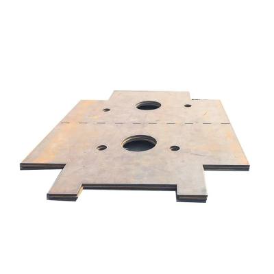 China 20mm Carbon Steel CNC Flame Cutting Plate OEM Machining Sheet Metal Rust Prevention for sale