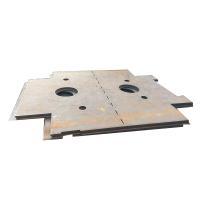 China CNC Flame Cutting Carbon Steel Fixing Plate Flange Heavy Duty 400mm Thickness for sale