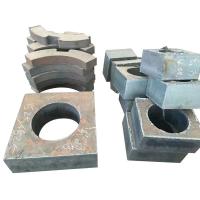 China CNC Flame Cutting Carbon Steel Fixing Plate Flange Heavy Duty 400mm Thickness for sale