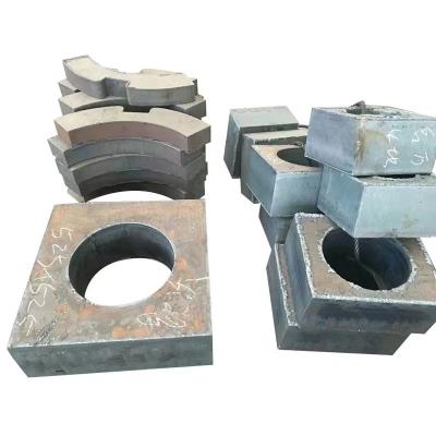 China CNC Flame Cutting Carbon Steel Fixing Plate Flange Heavy Duty 400mm Thickness for sale