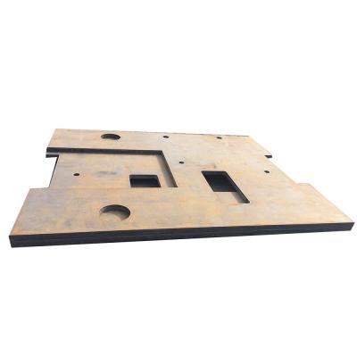China OEM Custom High Precision Flat Metal Base Plate Cutting CNC Flame Q235B for sale