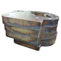 China 80mm CNC Flame Cutting Q355B Carbon Steel Flat Round Metal Plates for Industrial Use for sale