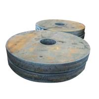 China 80mm CNC Flame Cutting Q355B Carbon Steel Flat Round Metal Plates for Industrial Use for sale
