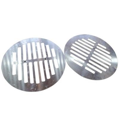 China Custom CNC Laser Cut Sheet Metal Bending Parts 1mm Brushed Precision Stainless Steel for sale