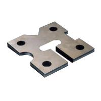 China Custom Alloy CNC Laser Cutting Sheet Metal Stamping Bending 3mm Thickness Silk Printing for sale