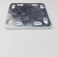 China 8mm Electroplating Embedded Steel Plate Concrete Slab Architectural Sheet Metal Parts for sale