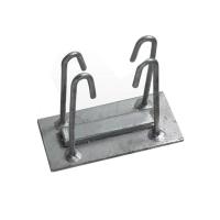 China 8mm Electroplating Embedded Steel Plate Concrete Slab Architectural Sheet Metal Parts for sale