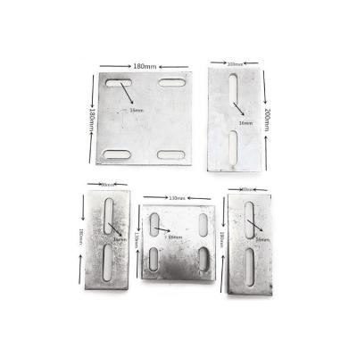China Galvanized Steel Embedded Parts 180mm for Concrete Construction Reinforcement for sale