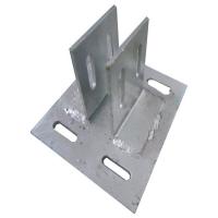 China Custom Galvanized Carbon Steel Embedded Parts for Reinforced Concrete Connections 10mm for sale