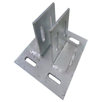 China Custom Galvanized Carbon Steel Embedded Parts for Reinforced Concrete Connections 10mm for sale