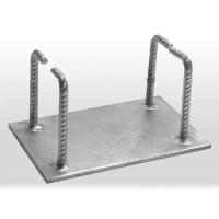 China Carbon Steel Sandblasted Embedded Parts Plate 8mm for Concrete Construction Custom OEM for sale