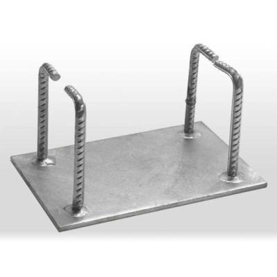 China Carbon Steel Sandblasted Embedded Parts Plate 8mm for Concrete Construction Custom OEM for sale