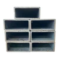 China 200mm Mild Steel Black Rectangular Steel Tube Q345 Hollow Section Rectangular Pipe for sale