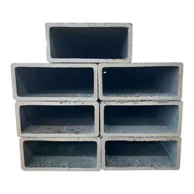 China 200mm Mild Steel Black Rectangular Steel Tube Q345 Hollow Section Rectangular Pipe for sale