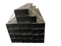 China Pre Galvanized Square Rectangular Steel Pipe 1000mm Hollow Metal Tube for Structural Use for sale