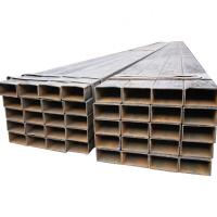 China Pre Galvanized Square Rectangular Steel Pipe 1000mm Hollow Metal Tube for Structural Use for sale