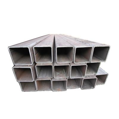 China Pre Galvanized Square Rectangular Steel Pipe 1000mm Hollow Metal Tube for Structural Use for sale