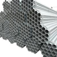 China Round Carbon Steel Welded Pipe 350mm Shelf Welding Galvanized Steel Tube for Construction for sale