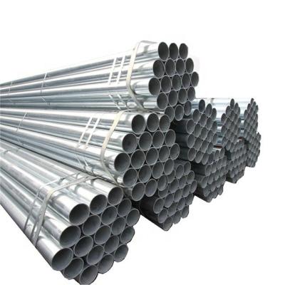 China 16Mn Q215 Hot Dip Galvanized Steel Pipe GI 100mm Round Steel Tube for Construction for sale