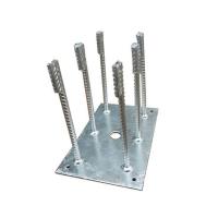 China Galvanized Carbon Steel Laser Cut Plate 50mm x 260mm x 18mm Hot Dip Galvanized for sale